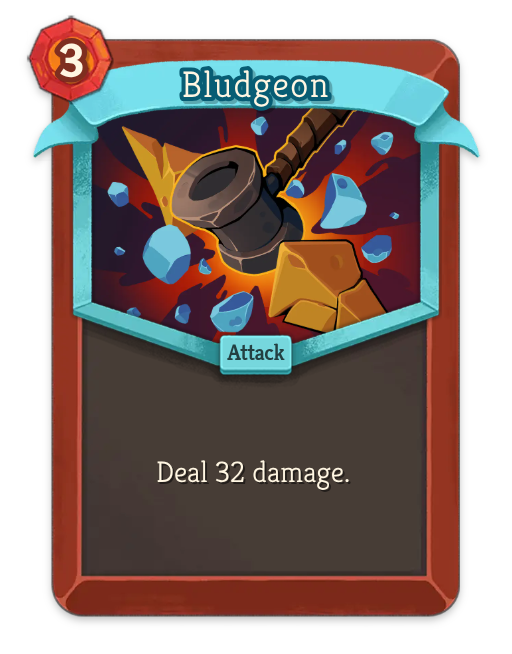 Bludgeon – Ironclad Uncommon Attack – Slay the Spire 2 Card – Untapped.gg