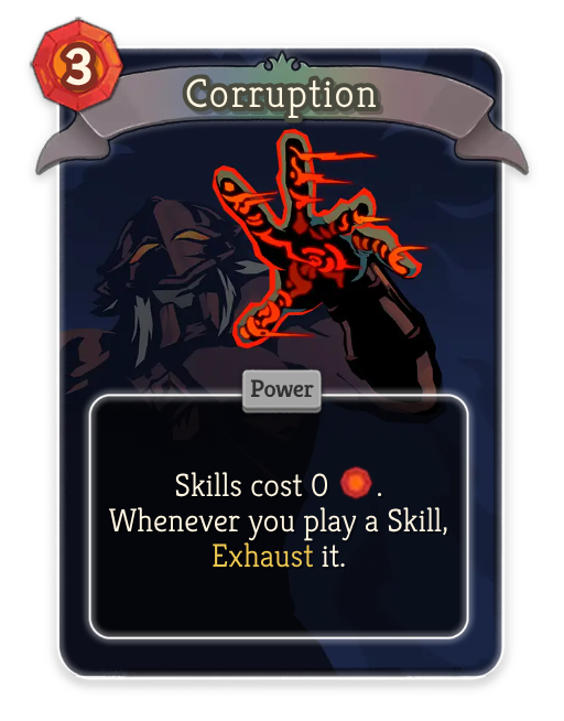 Corruption – Ironclad Ancient Power – Slay the Spire 2 Card – Untapped.gg