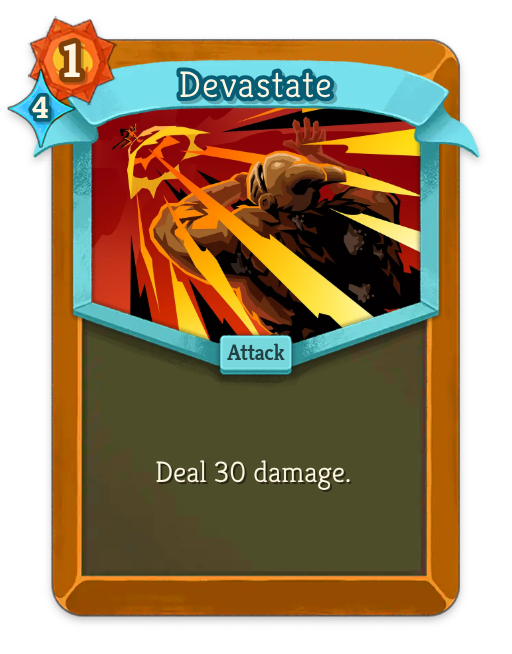 Devastate – Regent Uncommon Attack – Slay the Spire 2 Card – Untapped.gg