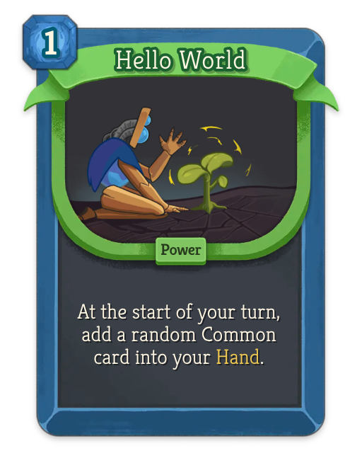 Hello World – Defect Event Power – Slay the Spire 2 Card – Untapped.gg