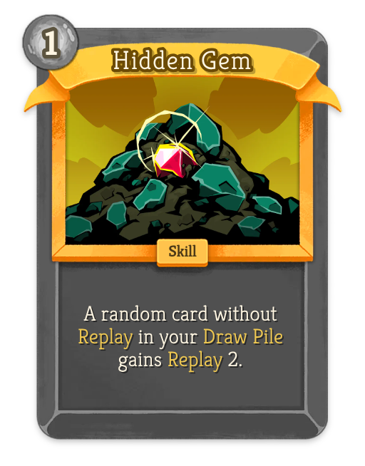Hidden Gem – Colorless Rare Skill – Slay the Spire 2 Card – Untapped.gg