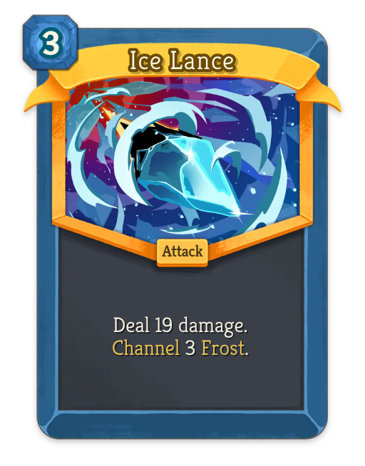 Ice Lance – Defect Rare Attack – Slay the Spire 2 Card – Untapped.gg