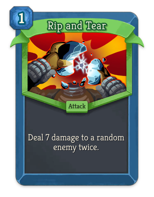 Rip and Tear – Defect Event Attack – Slay the Spire 2 Card – Untapped.gg